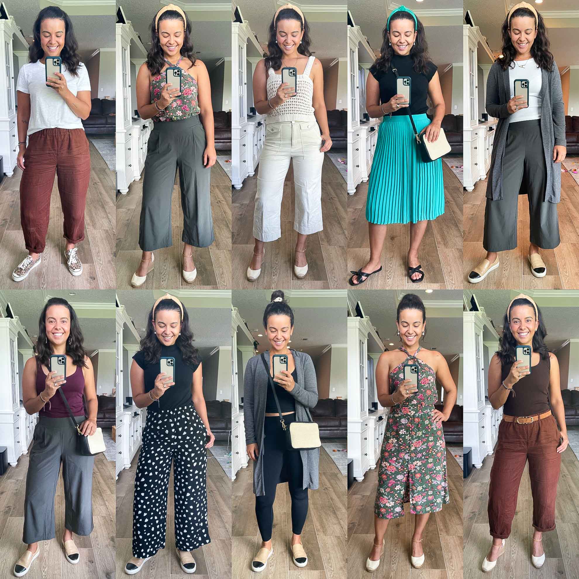 How To Create A 30-Piece Capsule Wardrobe & 100 Outfits!